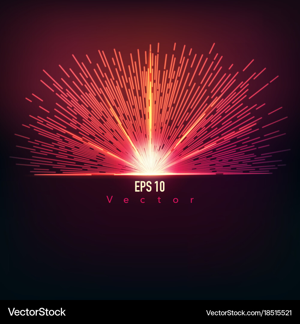 Ray Royalty Free Vector Image - VectorStock