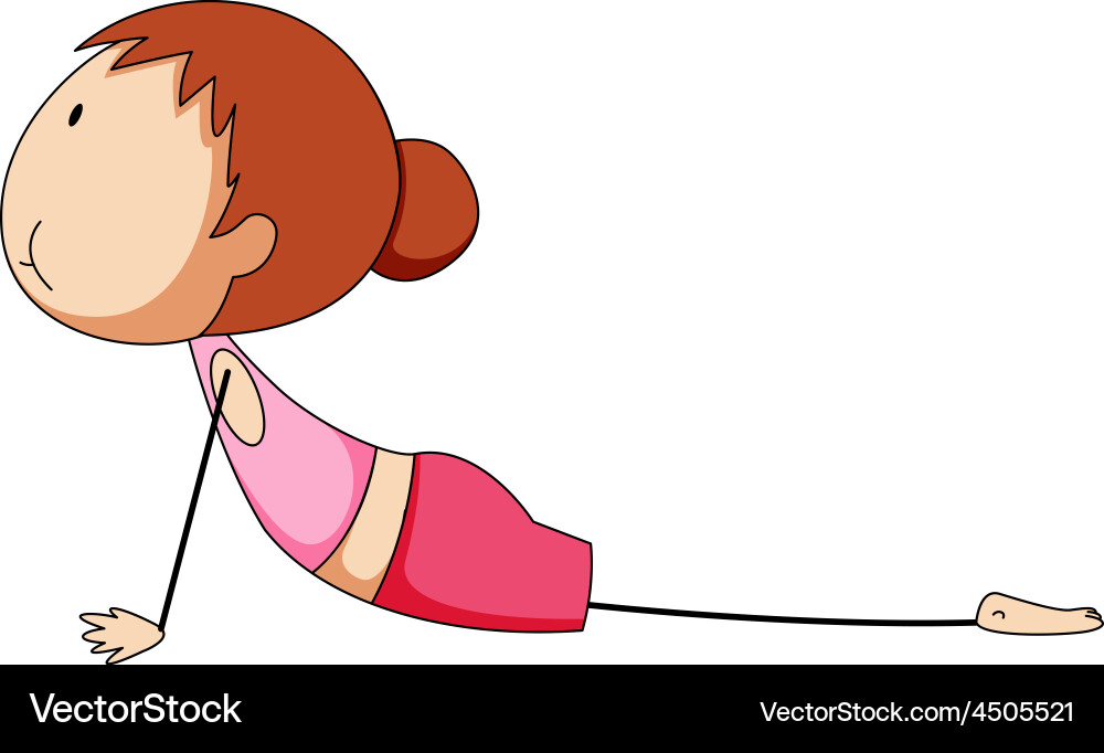 Stretching Royalty Free Vector Image - VectorStock