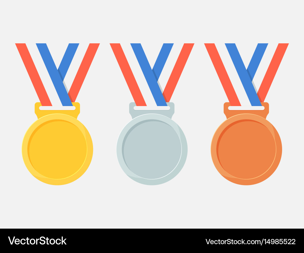 Medals set Royalty Free Vector Image - VectorStock