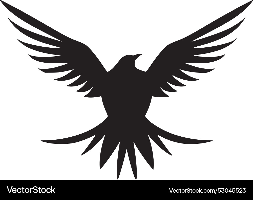Petrel - black and white isolated icon Royalty Free Vector