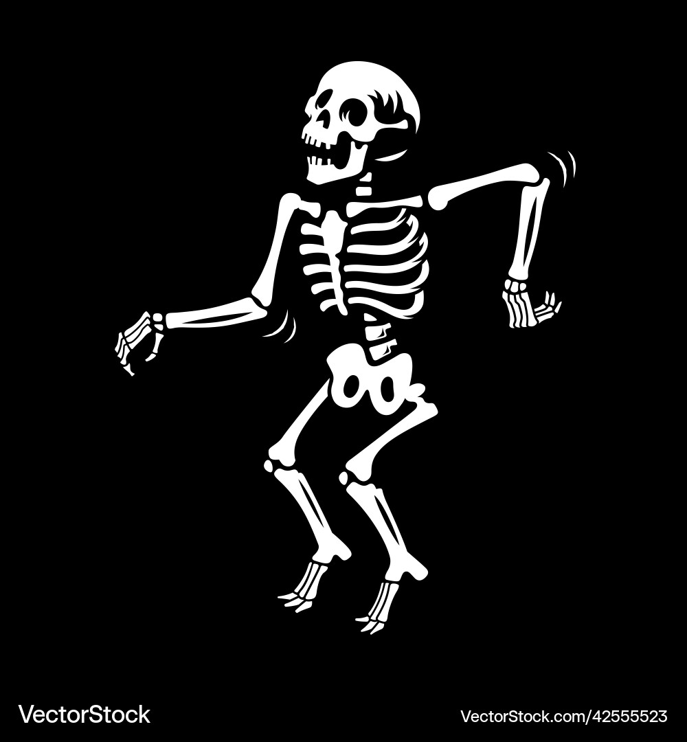 Skeleton 002 Royalty Free Vector Image - VectorStock