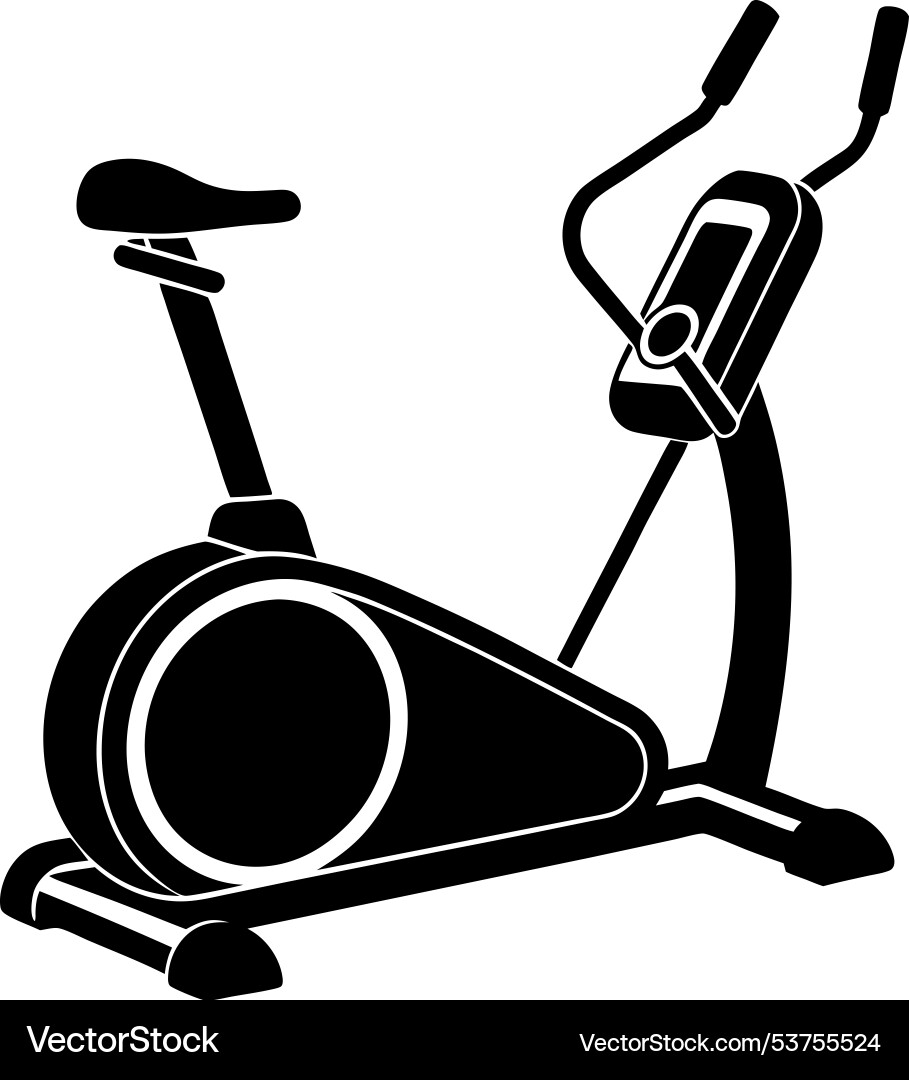 An-image-of-elliptical-machine-silhouette-6 Vector Image