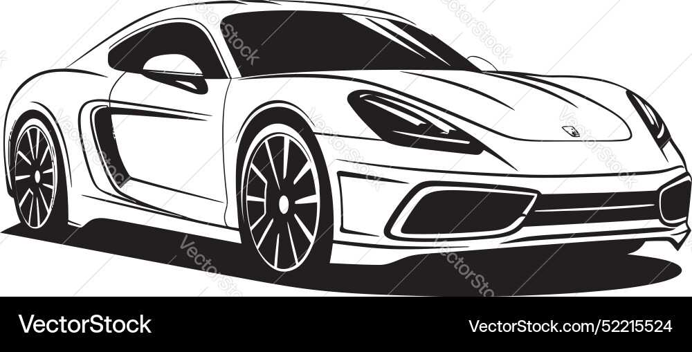 Precision formula concept sports car mark aero Vector Image