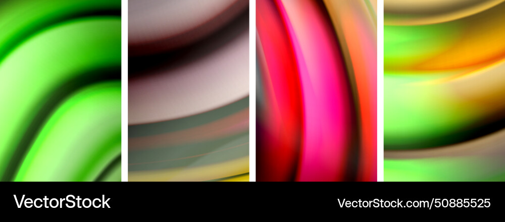 Blurred color line backgrounds Royalty Free Vector Image