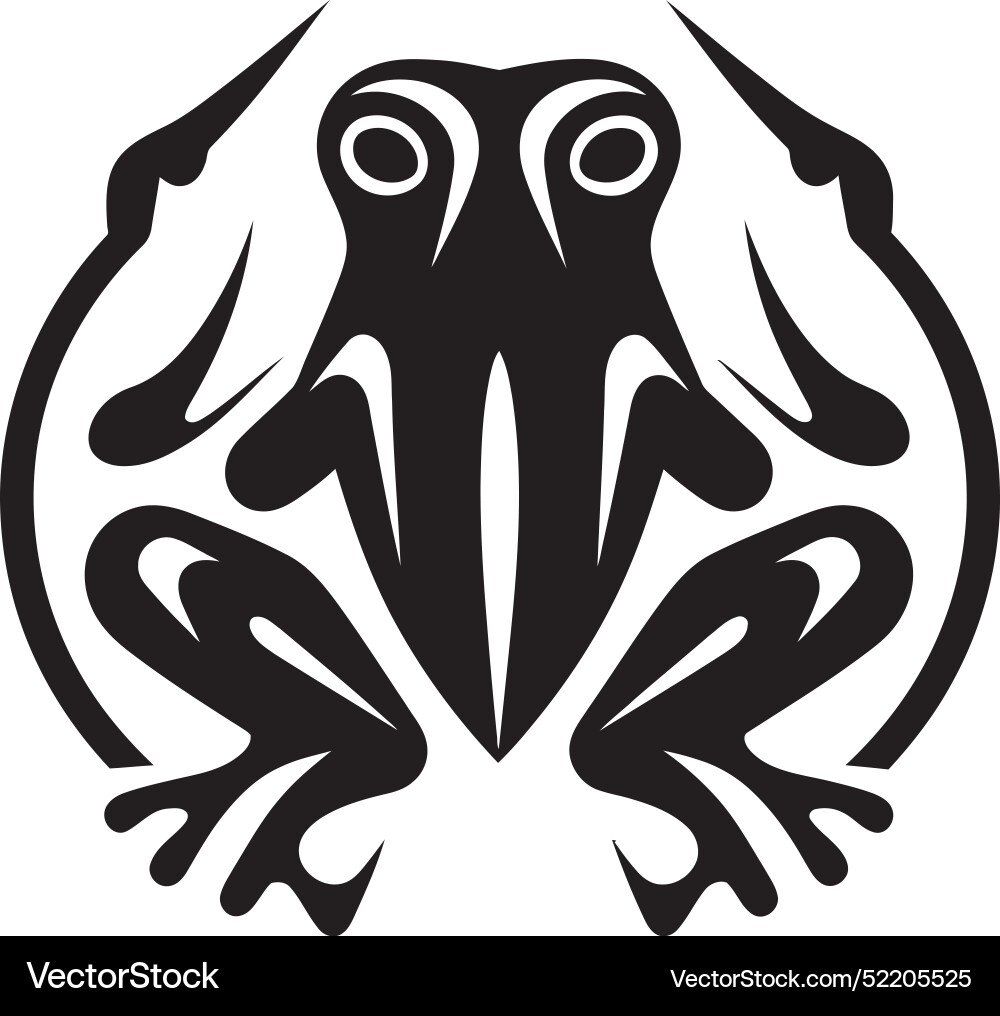 Froggy friends in your backyard common Royalty Free Vector