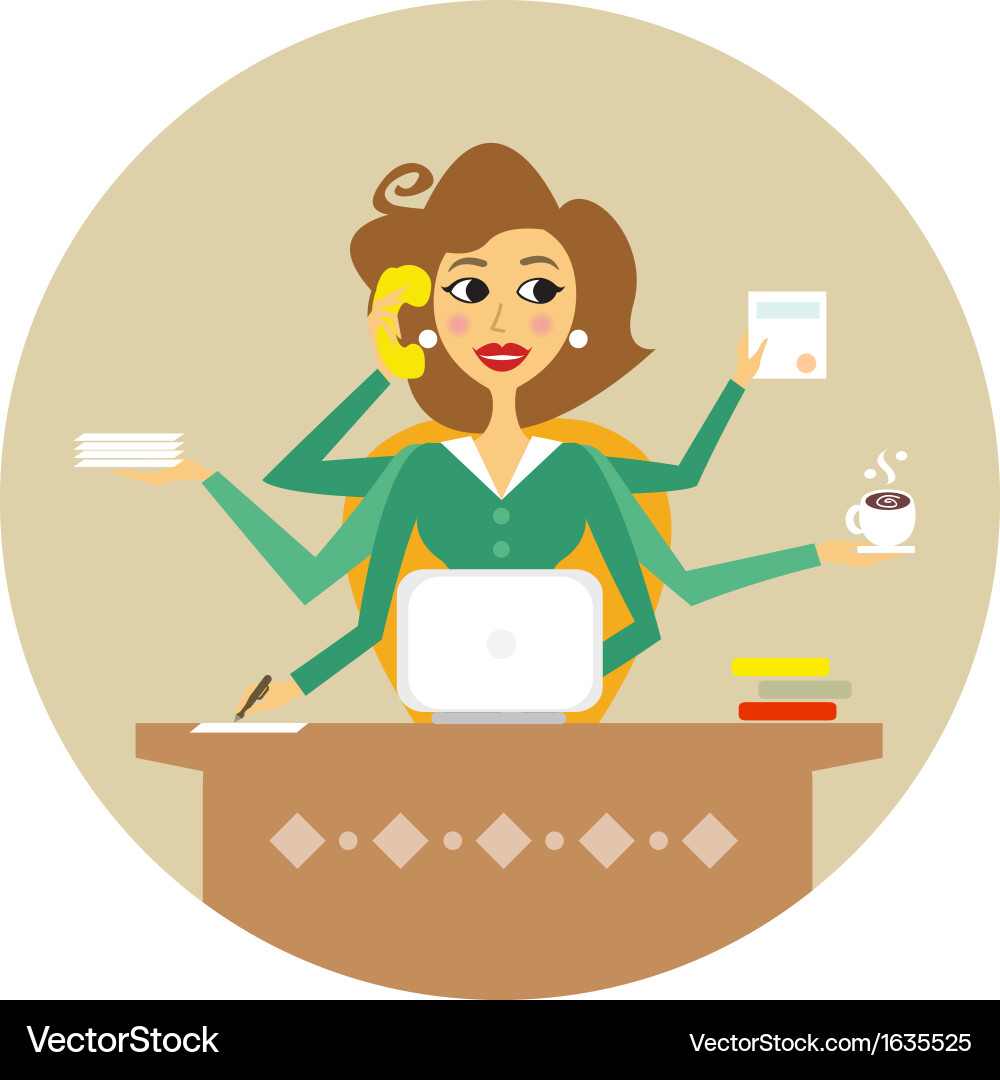 Secretary Royalty Free Vector Image - VectorStock