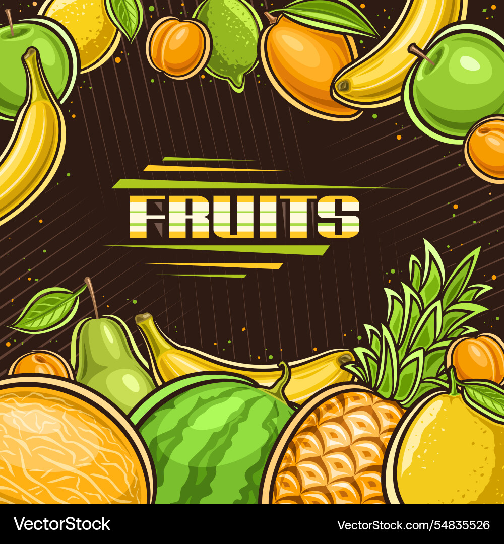 Fruits Royalty Free Vector Image - VectorStock