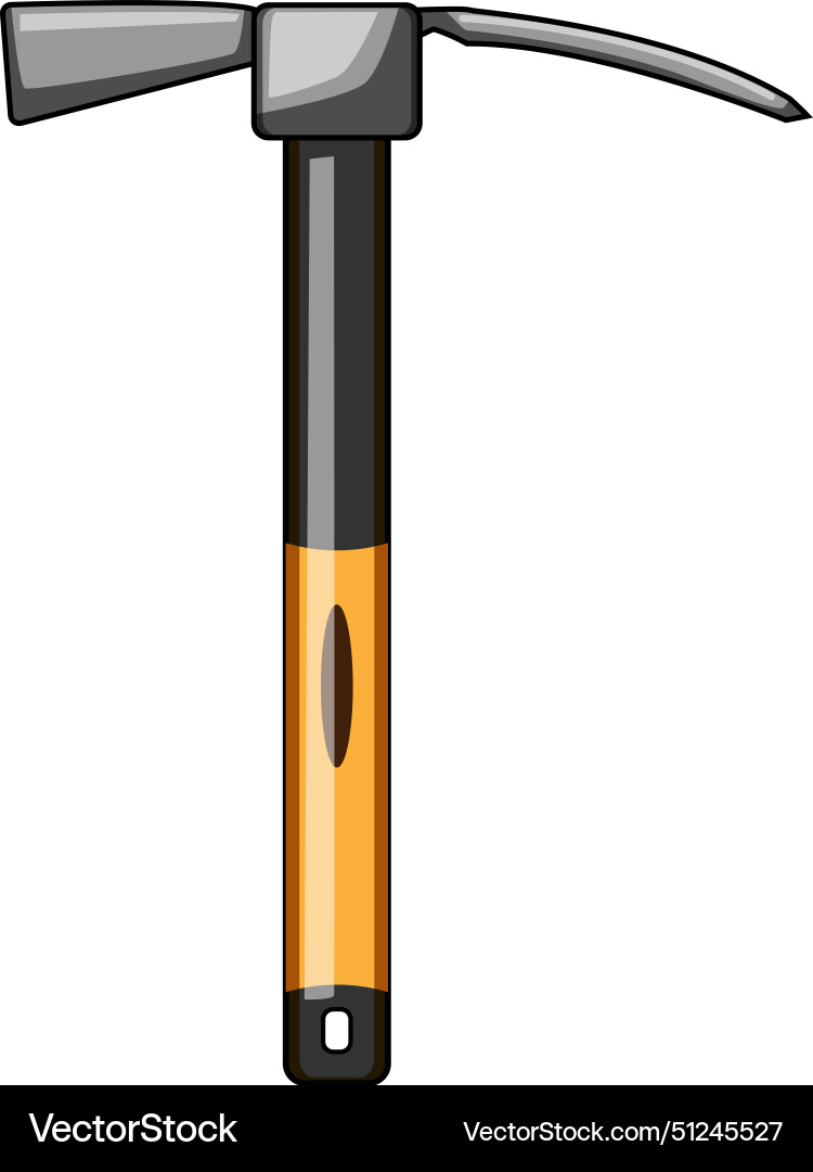 Pickaxe pickaxe cartoon Royalty Free Vector Image