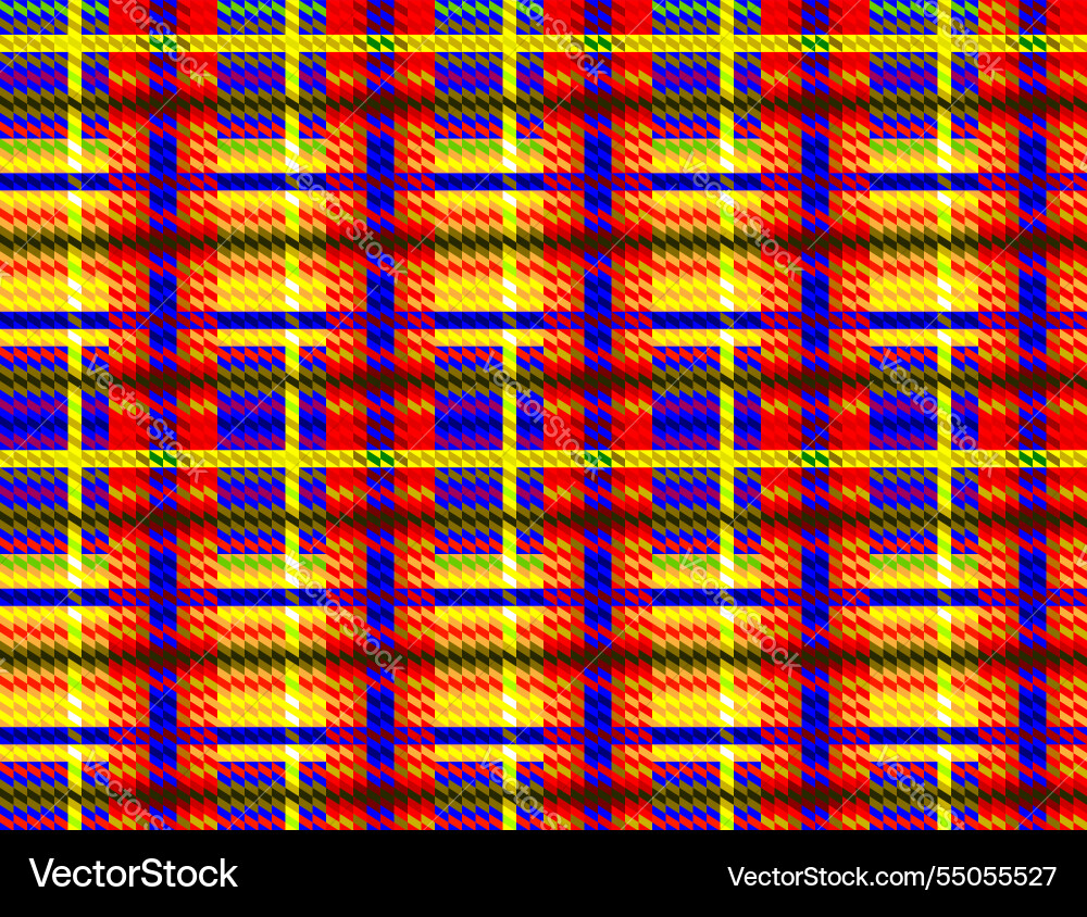 Seamless pattern with scottish popular plaid Vector Image