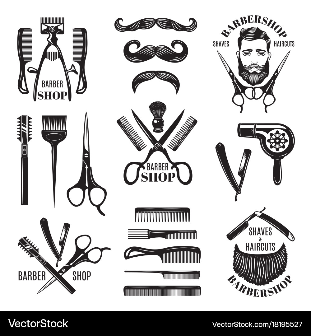 Barber Shop Vectors Hair Stylist Vector Images – Browse 197,669