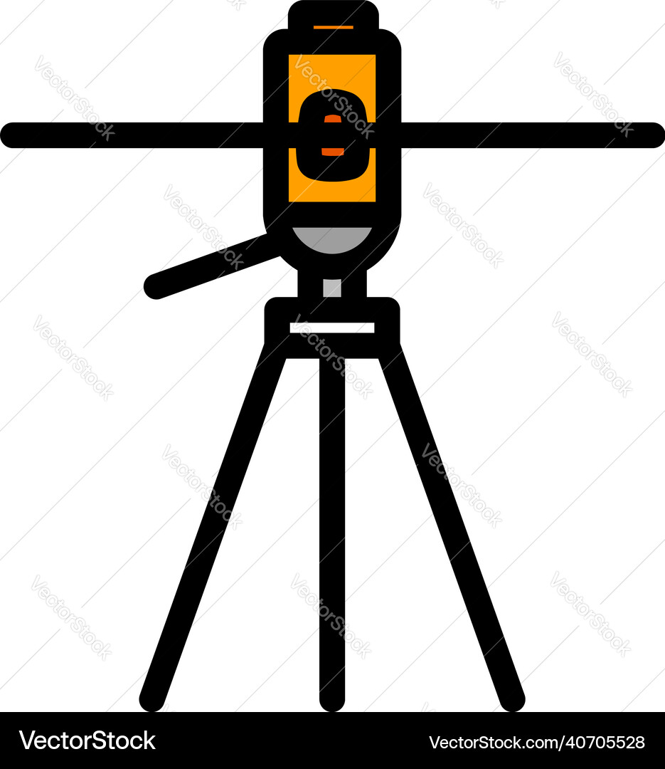 Laser level tool icon Royalty Free Vector Image