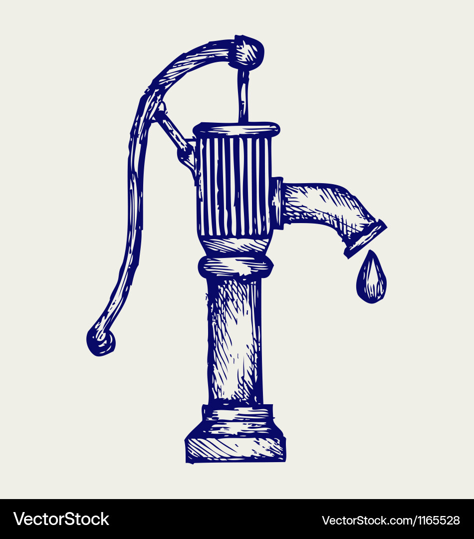 Water pump Royalty Free Vector Image - VectorStock