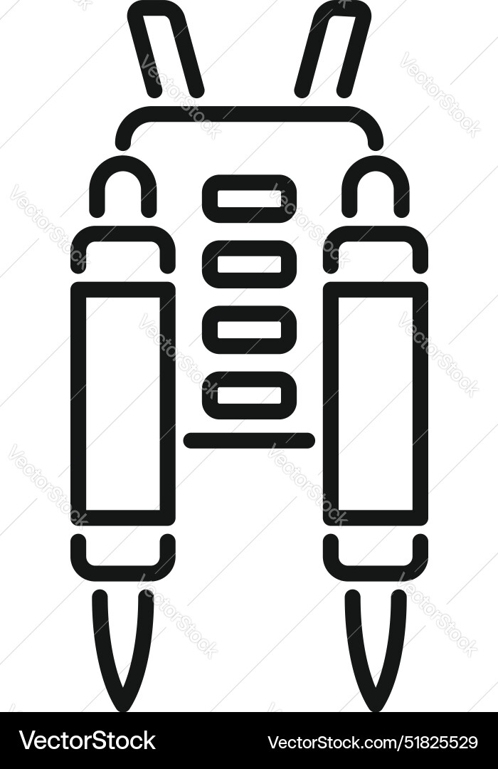 Modern jetpack with two turbines fueling up taking