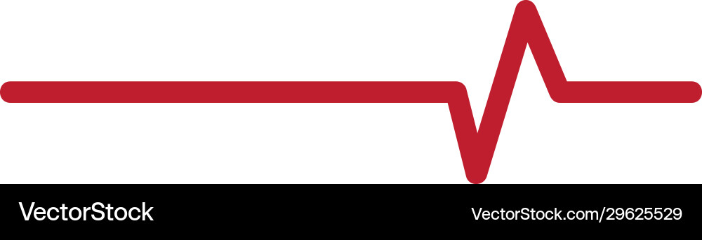 Pulse symbol icon Royalty Free Vector Image - VectorStock