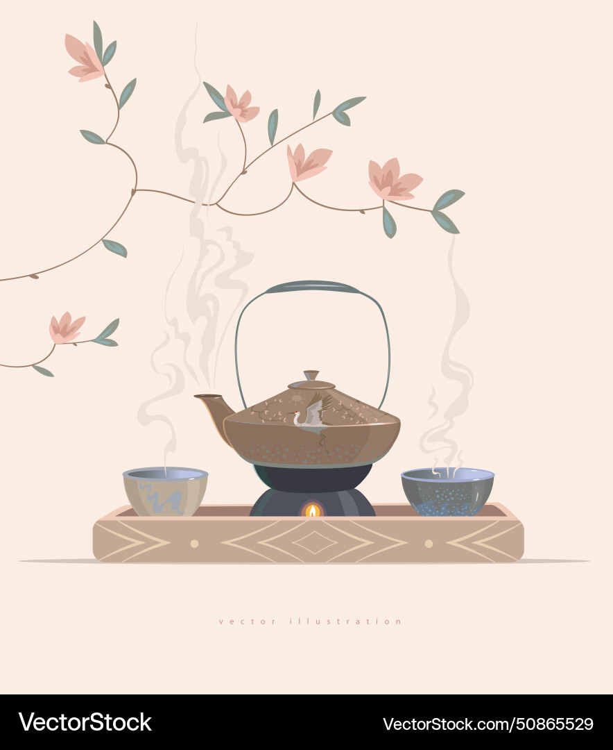 Tea ceremony Royalty Free Vector Image - VectorStock