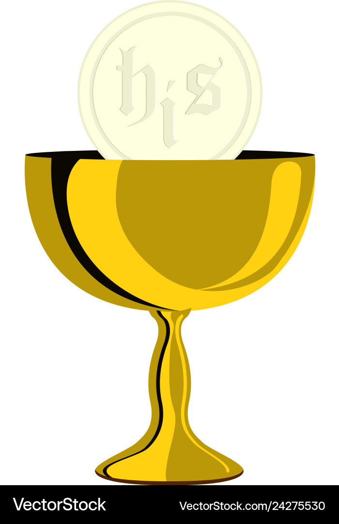 Chalice And Host Vector First Holy Communion Chalice / Host 3D DXF