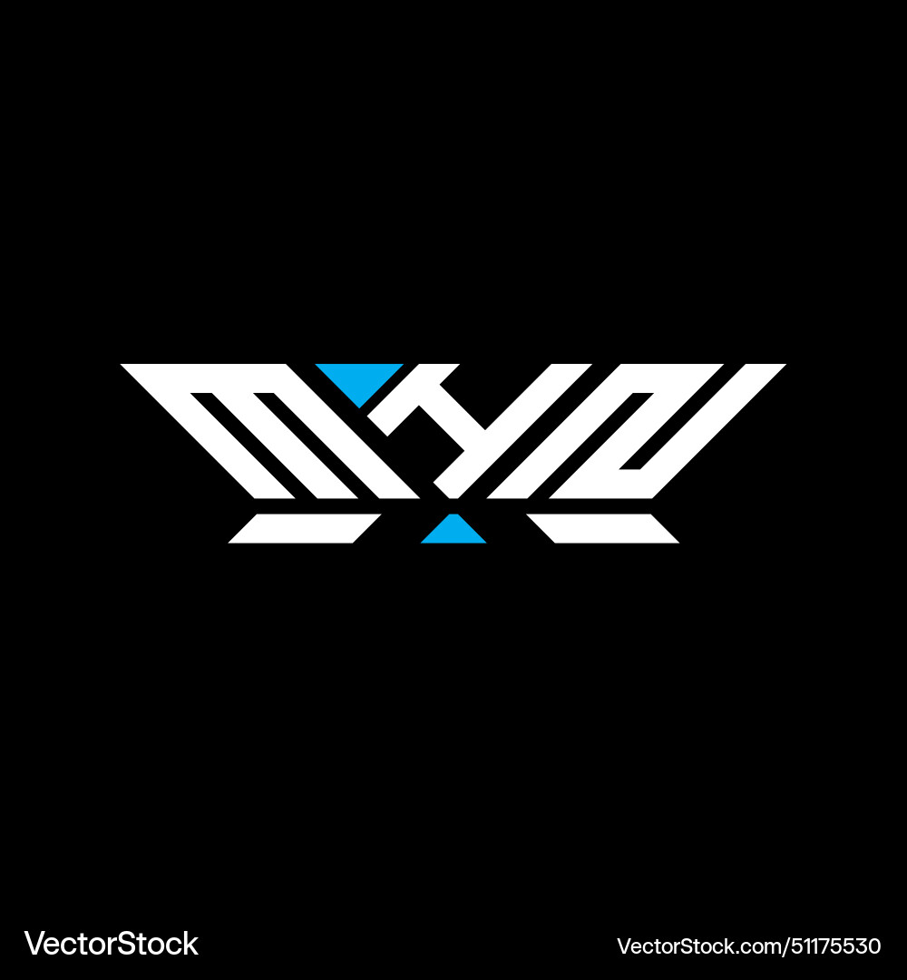 Mhn letter logo design simple and modern Vector Image