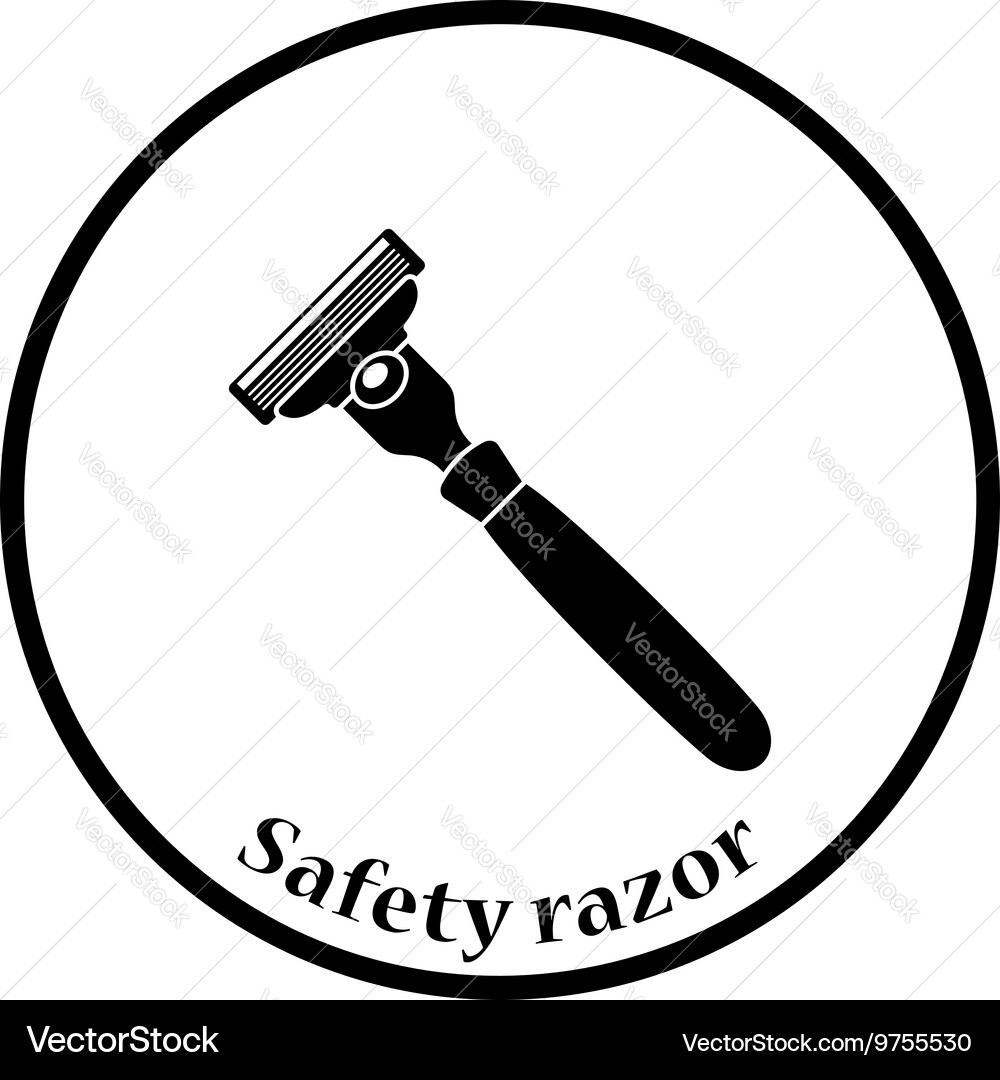 Safety razor icon Royalty Free Vector Image - VectorStock