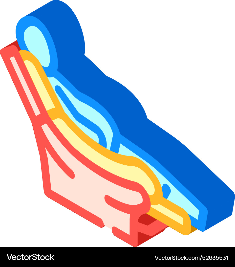 Sedentary lifestyle obesity overweight isometric Vector Image