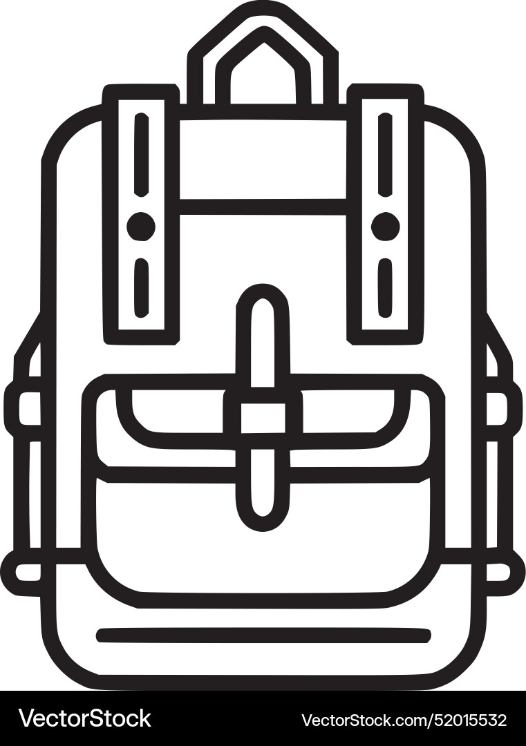 Backpack Royalty Free Vector Image - VectorStock