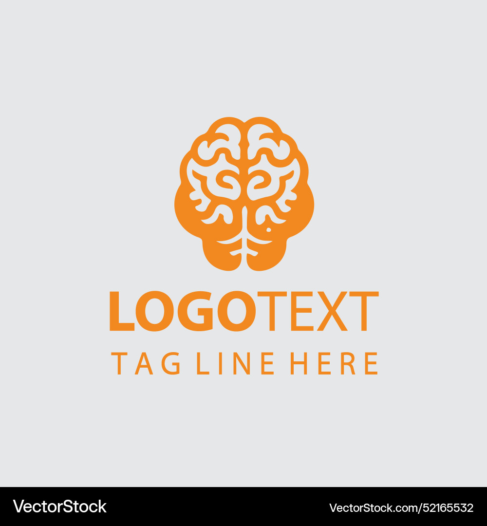 Brain logo Royalty Free Vector Image - VectorStock