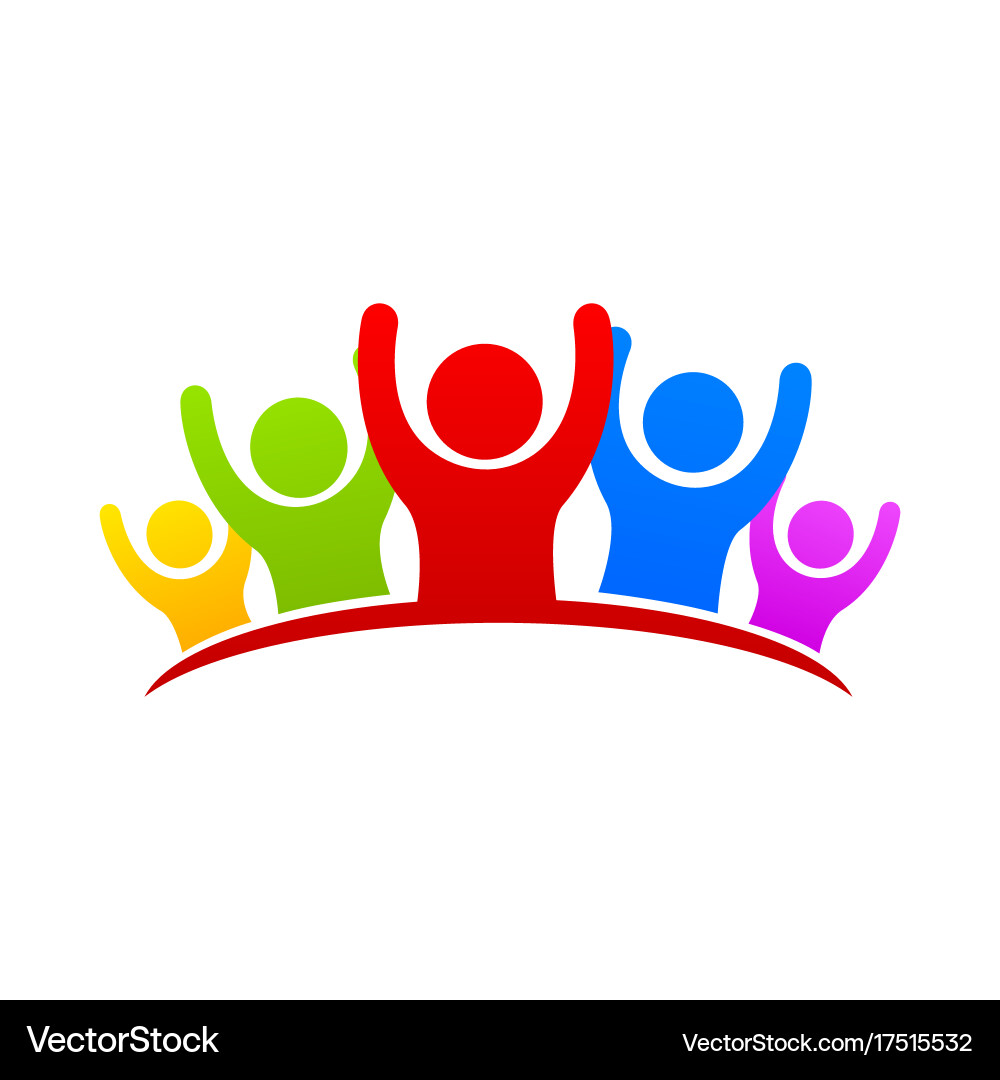 Collaboration & Support Royalty Free Vector Image