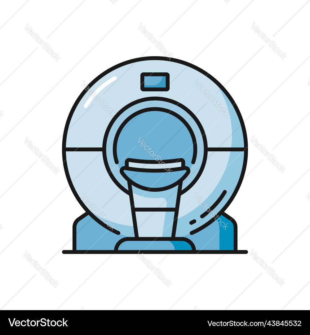 Medical Scan Icon - Ultrasound & CT Royalty Free Vector