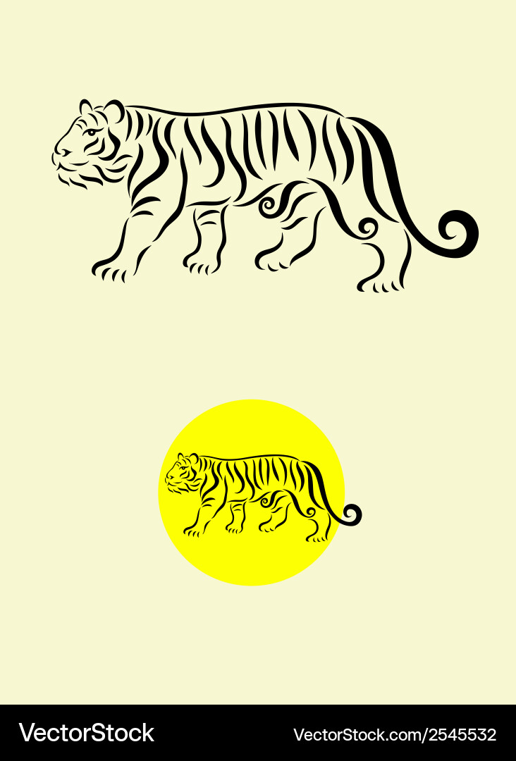 Tiger Royalty Free Vector Image - VectorStock