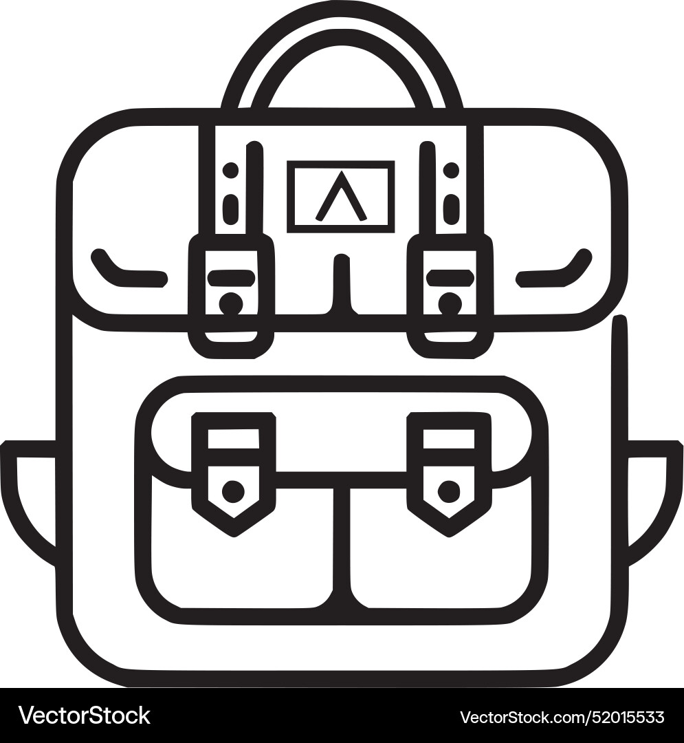Backpack Royalty Free Vector Image - VectorStock