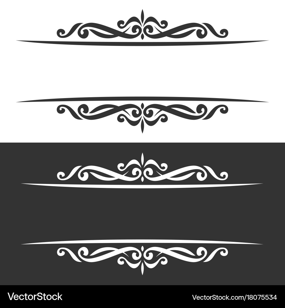Ornate Victorian Borders Royalty Free Vector Image