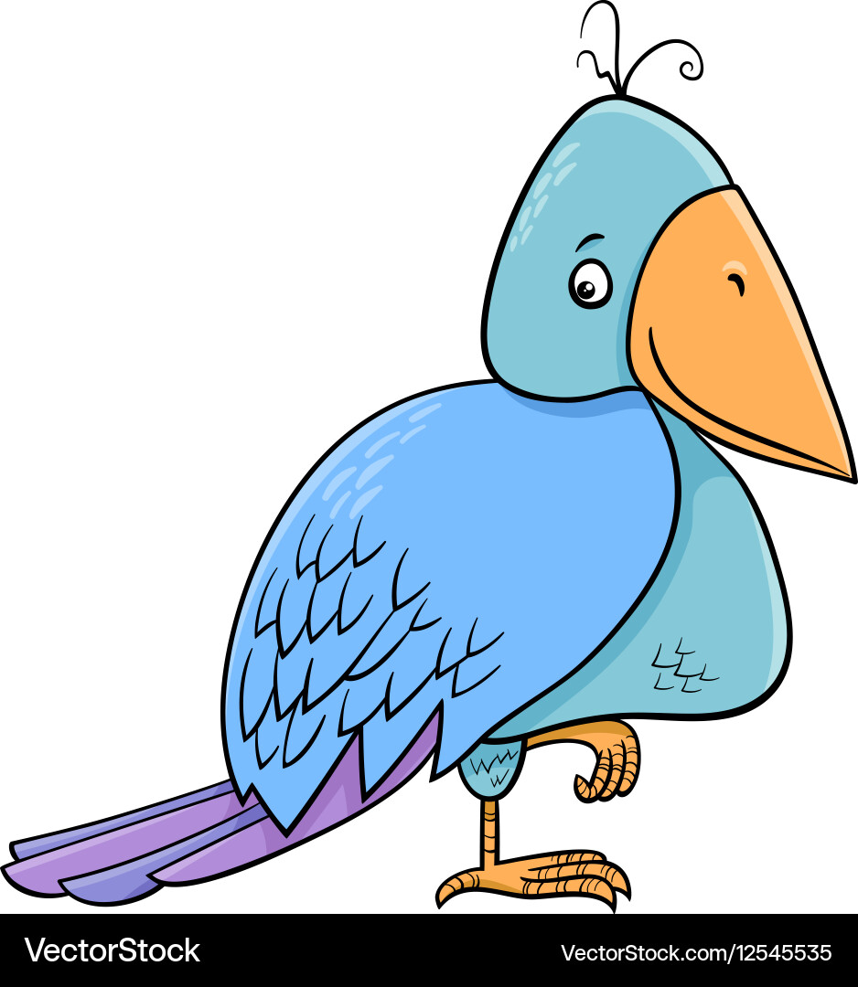 Bird cartoon Royalty Free Vector Image - VectorStock