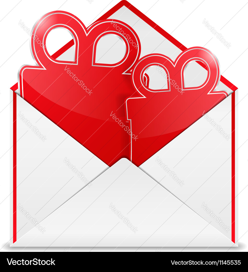 Envelope with gift Royalty Free Vector Image - VectorStock