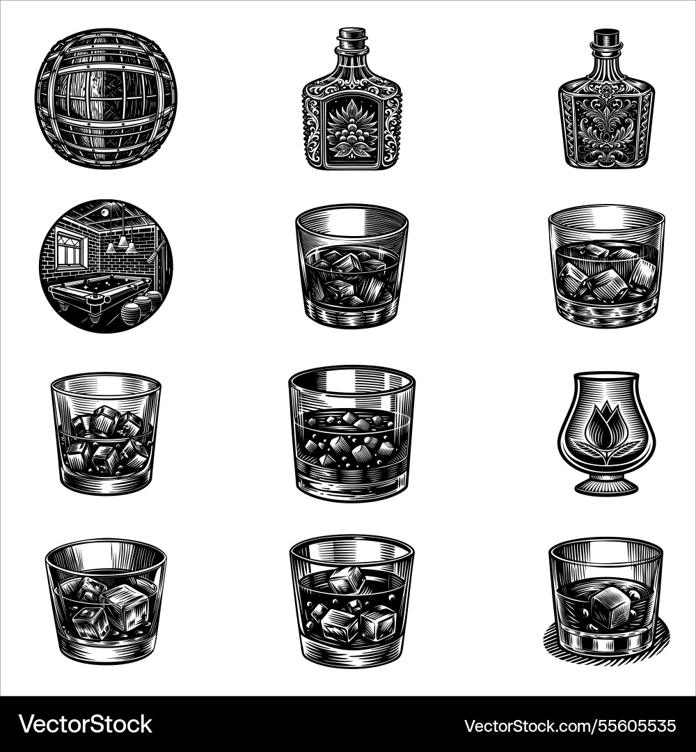 Whisky Royalty Free Vector Image - VectorStock