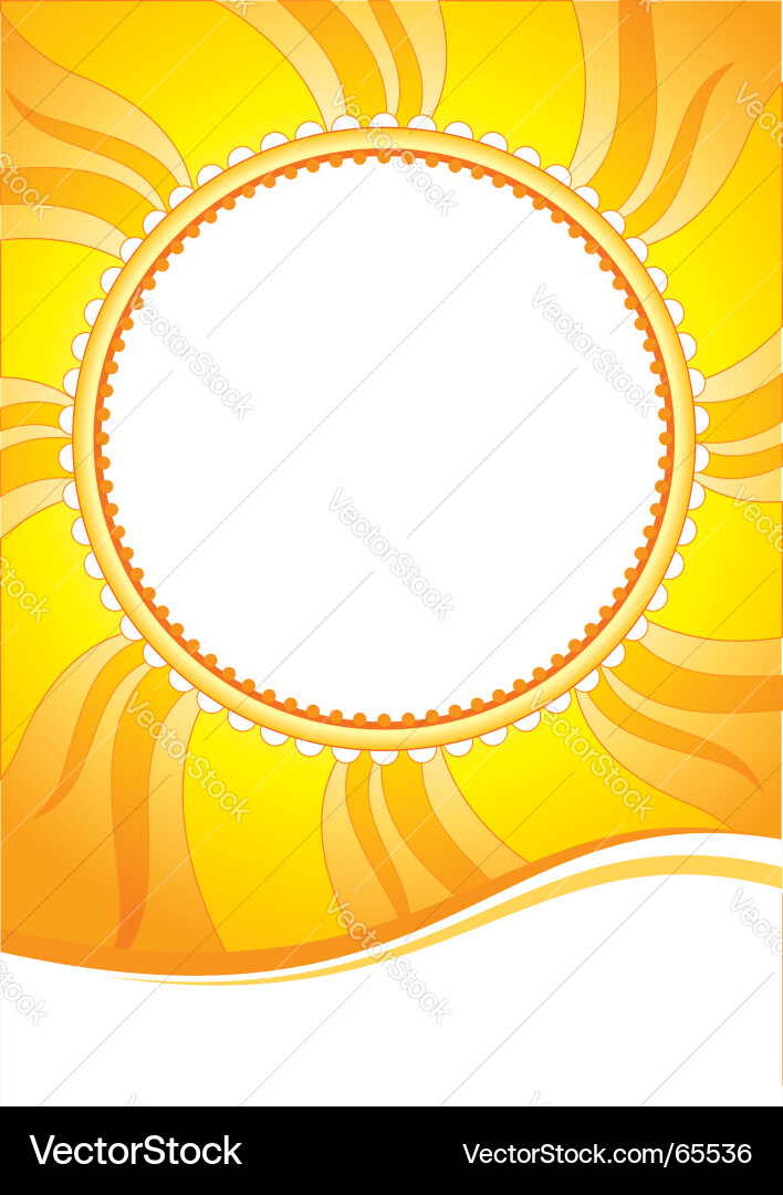 Decorative sun Royalty Free Vector Image - VectorStock
