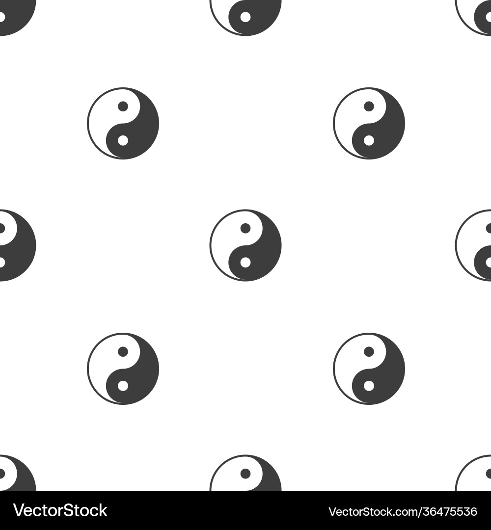 Yin yang background Royalty Free Vector Image - VectorStock