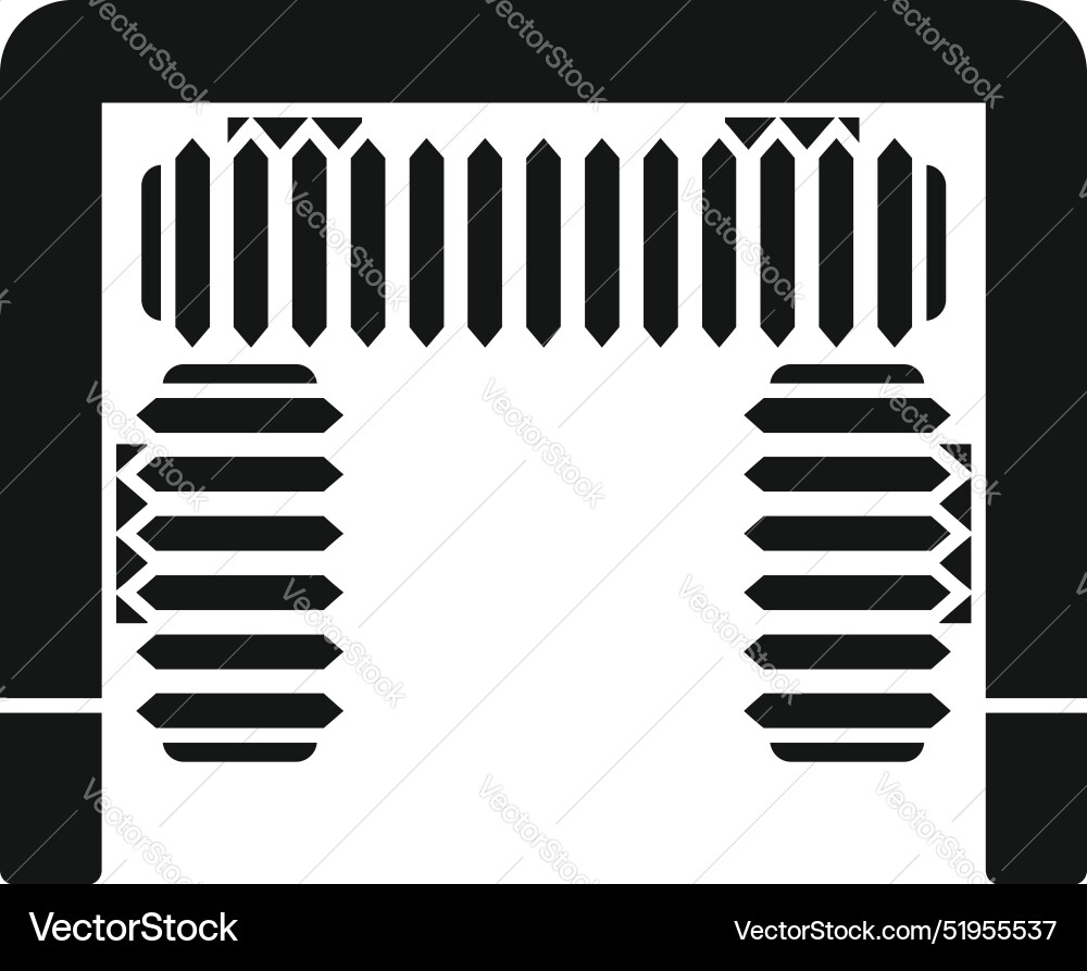 Automatic car wash machine cleaning vehicle using Vector Image