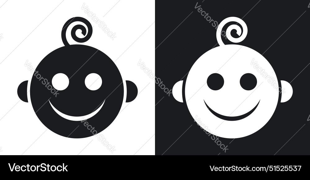 Child head icon Royalty Free Vector Image - VectorStock