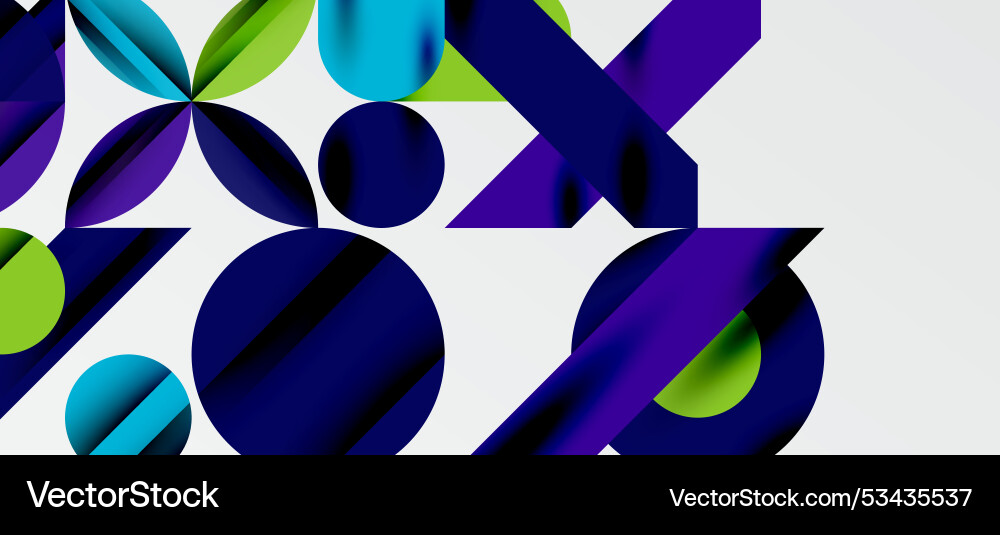 Geometric neo patterns abstract background Vector Image