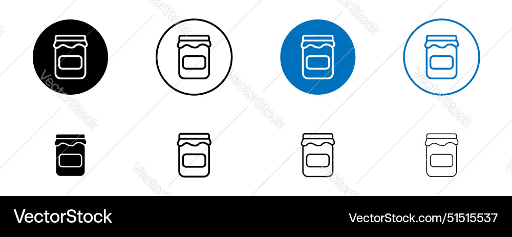 Jam icon Royalty Free Vector Image - VectorStock