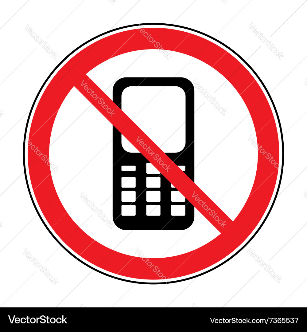 No call sign Royalty Free Vector Image - VectorStock