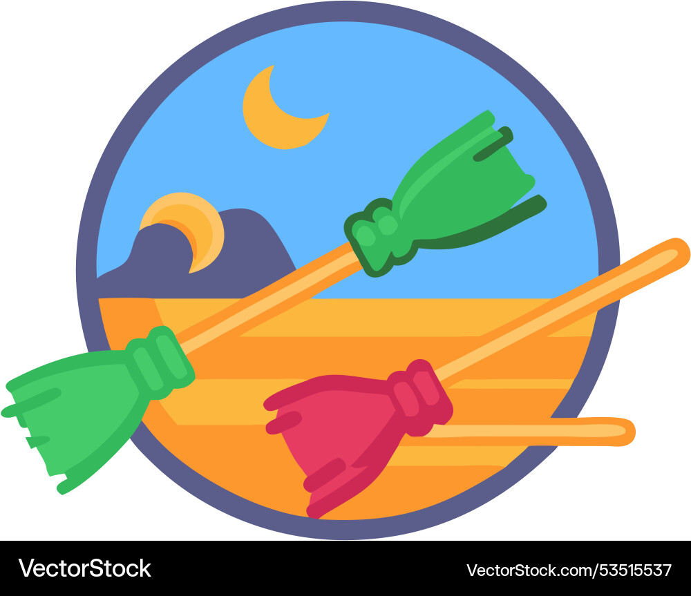 This logo design beautifully balances Royalty Free Vector