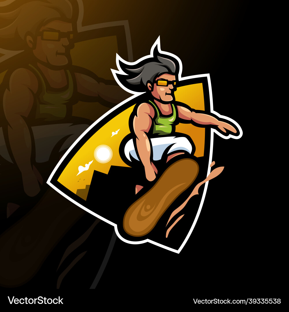 Sandboarding Royalty Free Vector Image - VectorStock