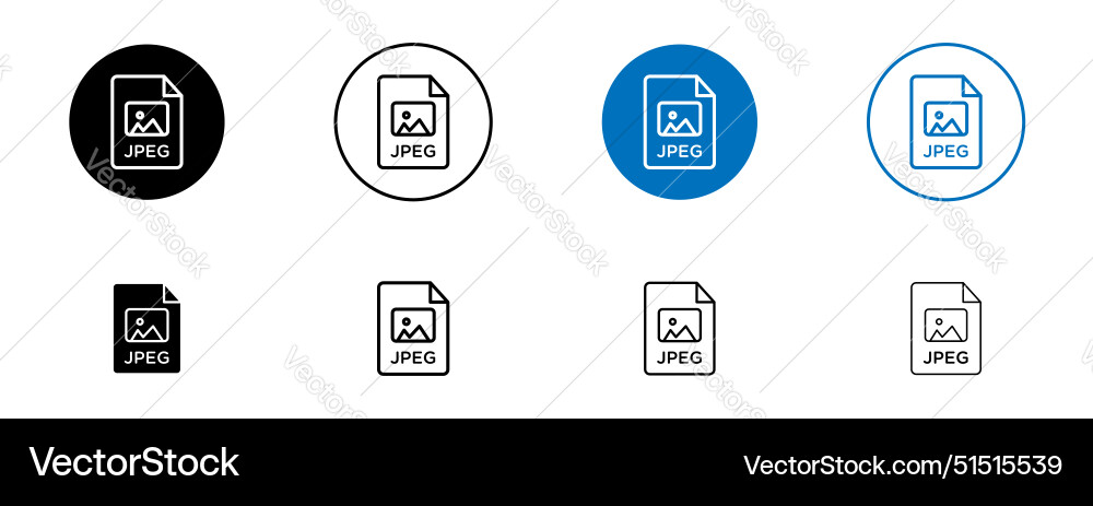 Jpg icon Royalty Free Vector Image - VectorStock