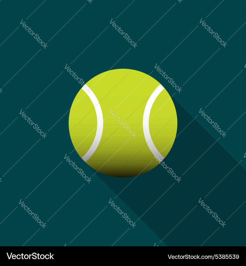 Tennis ball Royalty Free Vector Image - VectorStock