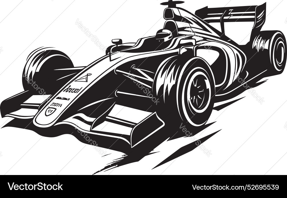 Turbo triumph formula one emblem speedstar Vector Image