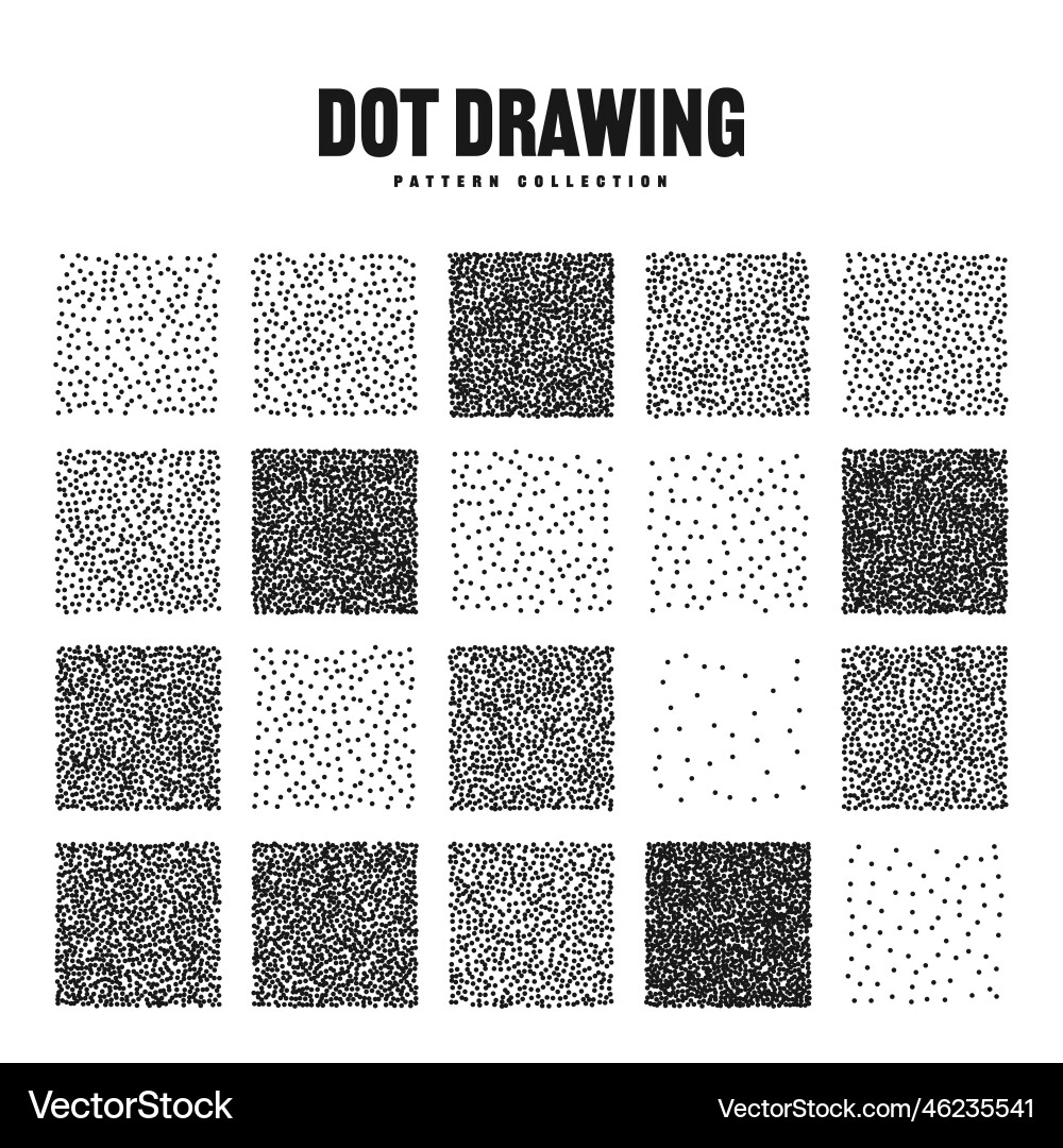 Dotted Stipple Texture Royalty Free Vector Image