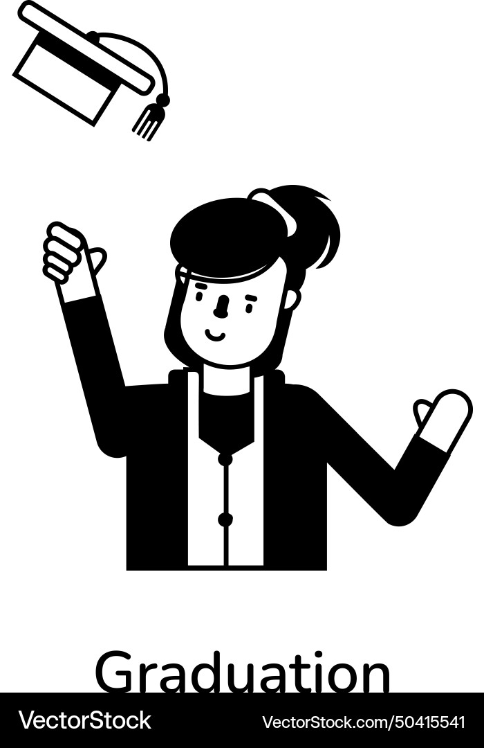 Graduation Royalty Free Vector Image - VectorStock