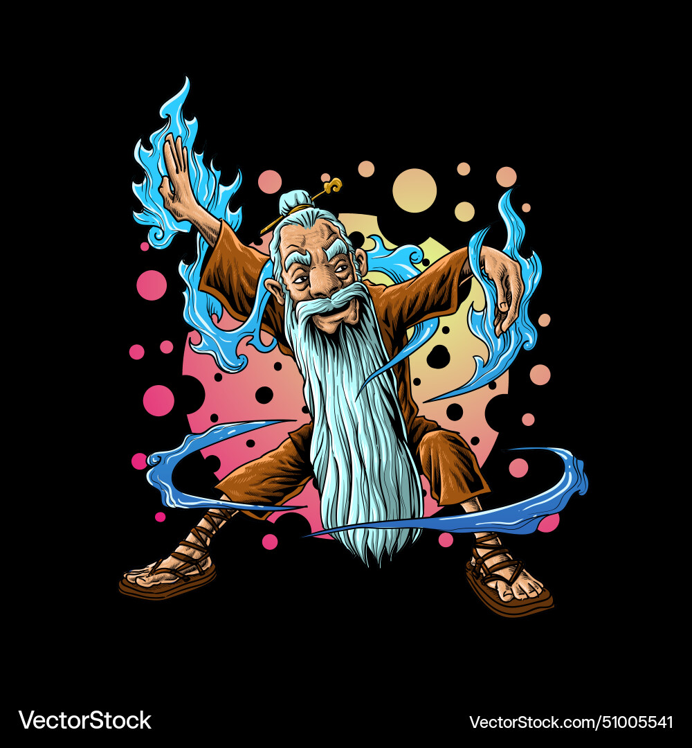 Old warrior Royalty Free Vector Image - VectorStock