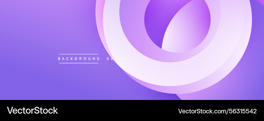 Abstract purple layers create flowing shapes soft Vector Image