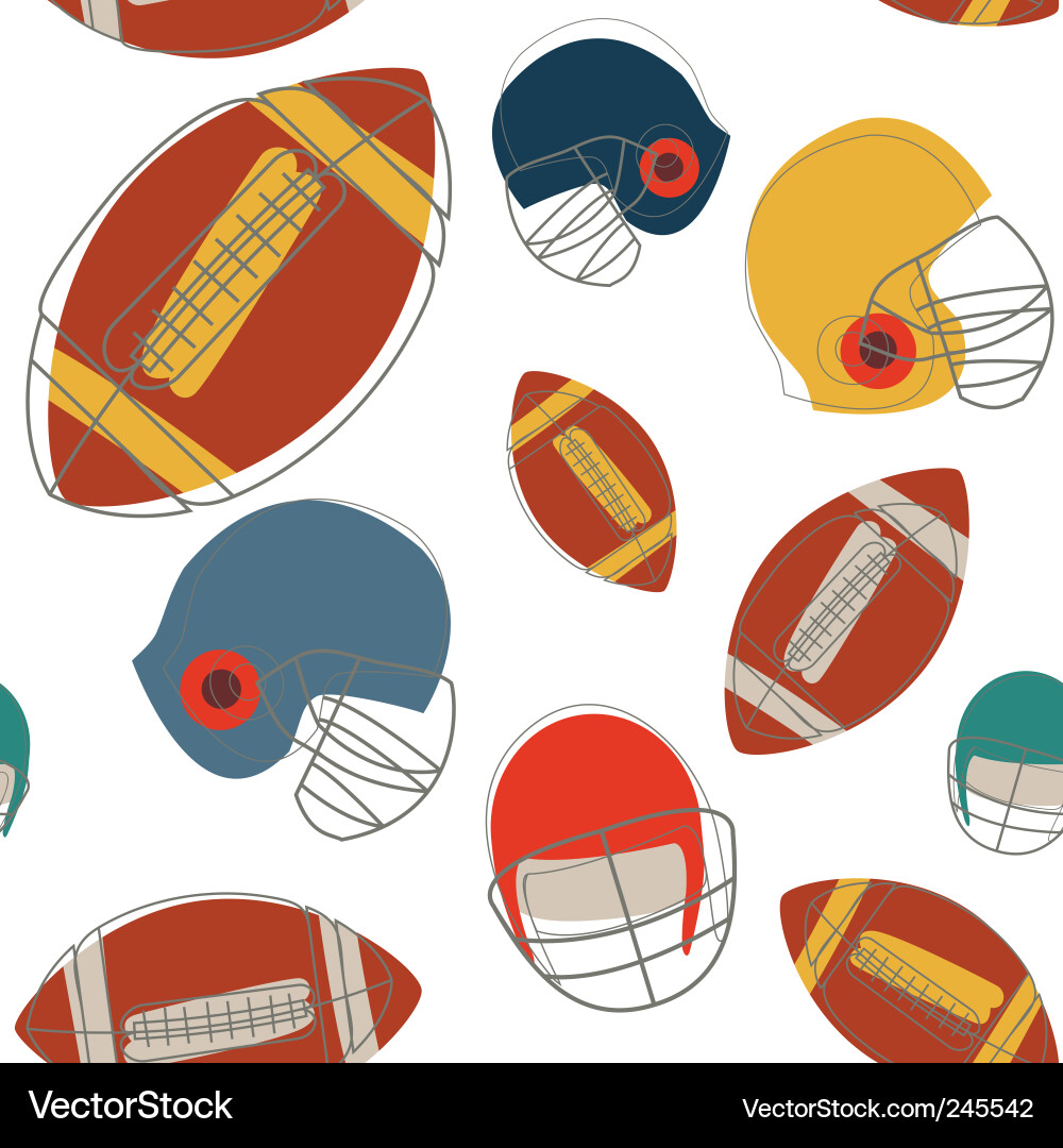 Football Pattern - Sporty Tile Royalty Free Vector Image